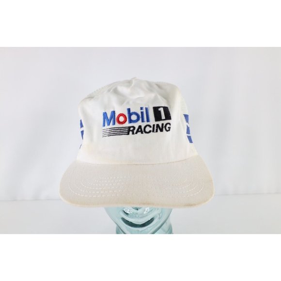 Vintage | Accessories | Vintage 8s Distressed 3 Stripes Mobil Racing ...